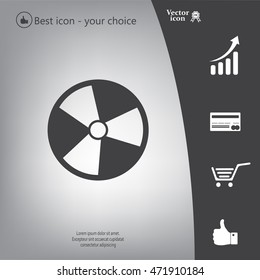 Radiation Symbol Activity Vector Illustration Stock Vector (Royalty ...