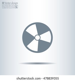 Radiation Symbol Activity Vector Illustration Stock Vector (Royalty ...