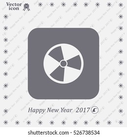 Radiation Symbol Activity Vector Illustration Stock Vector (Royalty ...