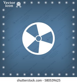 Radiation Symbol Activity Vector Illustration Stock Vector (Royalty ...