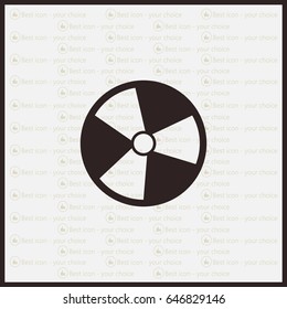 Radiation Symbol Activity Vector Illustration Stock Vector (Royalty ...