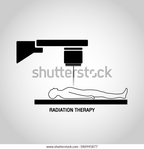 Radiation Therapy Medical Logo Vector Icon Stock Vector (Royalty Free ...