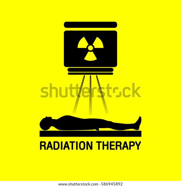 Radiation Therapy Medical Logo Vector Icon Stock Vector (Royalty Free ...