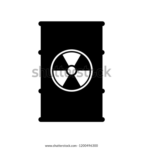 Radiation Vector Icon Logo On White Stock Vector (Royalty Free ...