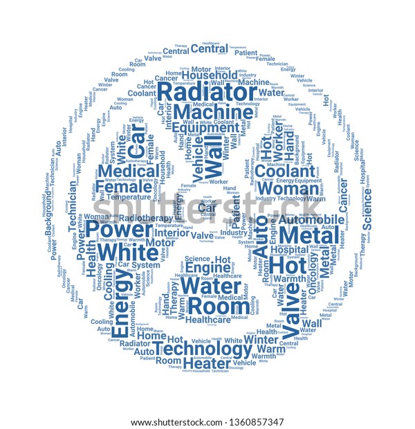 Radiation Word Cloud Tag Cloud About Stock Vector (Royalty Free ...