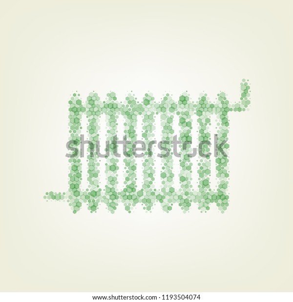 Radiator Sign Vector Green Hexagon Rastered Stock Vector (Royalty Free ...