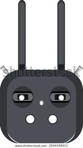 Radio Control Rc Transmitter Drones Vector Stock Vector (Royalty Free ...