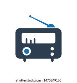 Radio Device Icon Vector Graphics Stock Vector (Royalty Free ...