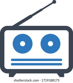 Radio Device Icon Vector Illustration Stock Vector (Royalty Free ...