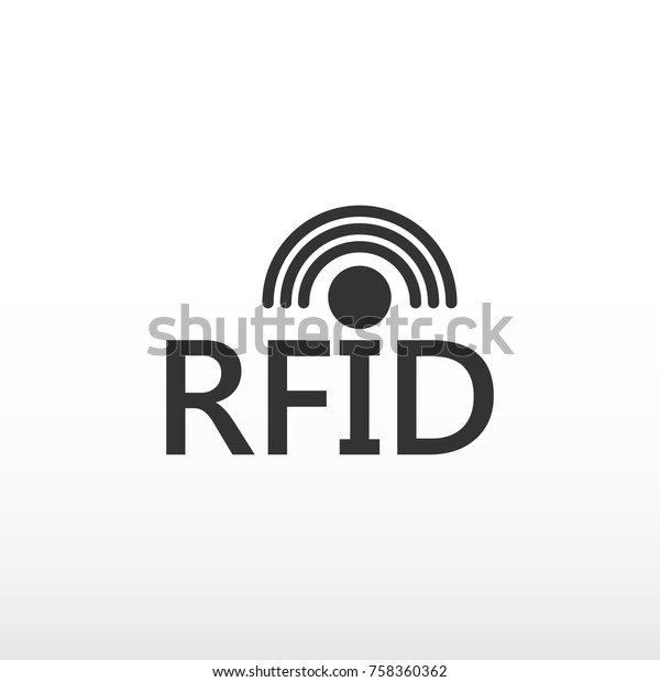 Radio Frequency Identification Tag Icon Rfid: เวกเตอร์สต็อก (ปลอดค่า ...
