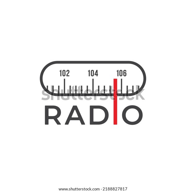 Radio Frequency Radio Station Logo Stock Vector (Royalty Free ...