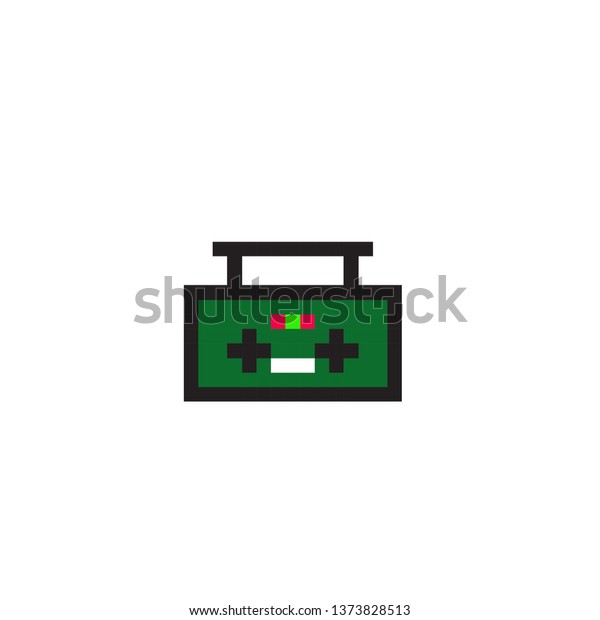 Radio Pixel Art: vector de stock (libre de regalías) 1373828513 ...