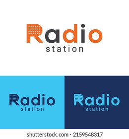 Radio Station Logo Design Vector Template Stock Vector (Royalty Free ...