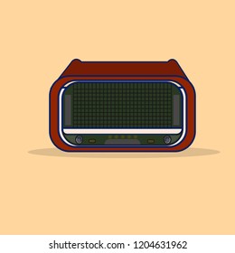 Radio Vector Fm Radio Illustrated Design Stock Vector (Royalty Free ...