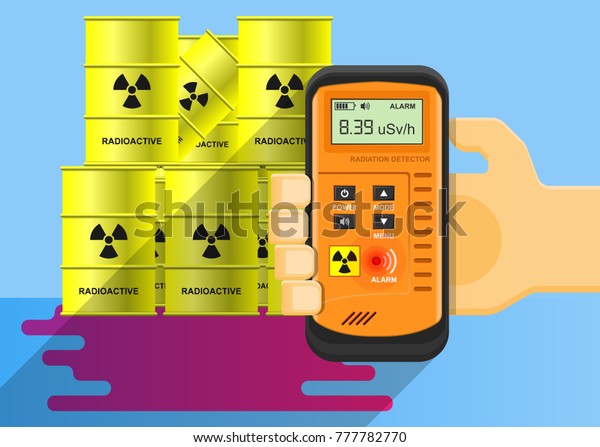 Radioactive Detector Test Device Leak Nuclear Stock Vector (Royalty ...