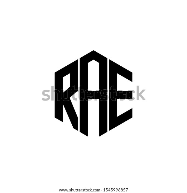 Rae Letter Logo Design Polygon Monogram Stock Vector (Royalty Free ...