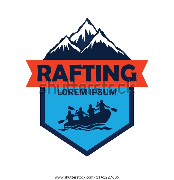 Rafting Logo Text Space Your Slogan Stock Vector (Royalty Free ...