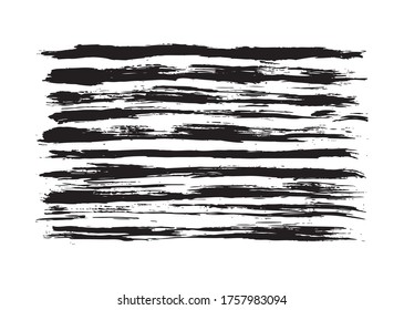Ragged Horizontal Lines Texture Vector Illustration Stock Vector ...