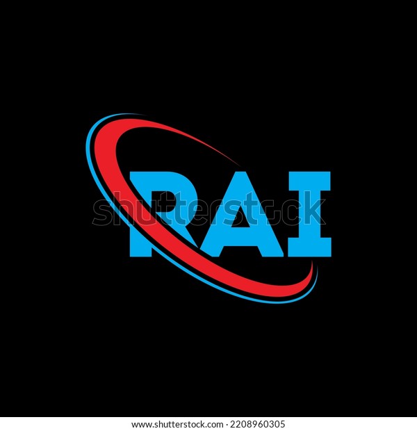 RAI-Logo. RAI-Brief. Logo-Design des RAI-Briefes. Initiale: Stock ...