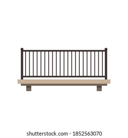 Railing Vector Balcony Cartoon Vector Free Stock Vector (Royalty Free ...