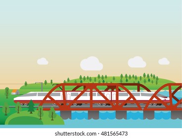 3,309 Railroad Bridge Stock Vectors, Images & Vector Art | Shutterstock