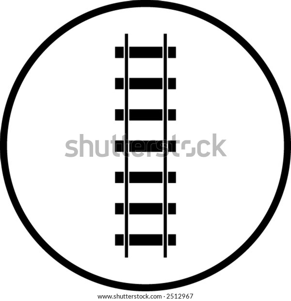 Railroad Symbol Stock Vector (Royalty Free) 2512967