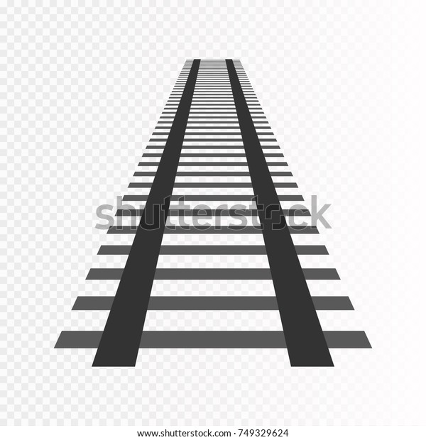 Railway Icon Isolated On Transparent Railroad 스톡 벡터(로열티 프리) 749329624 ...