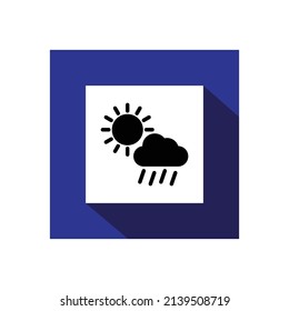 Rain Showers Icon Weather Icon Vector Stock Vector (Royalty Free ...