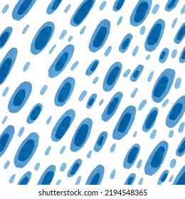 Rain Water Drop Blue Diagonal Watercolor Stock Vector (Royalty Free ...