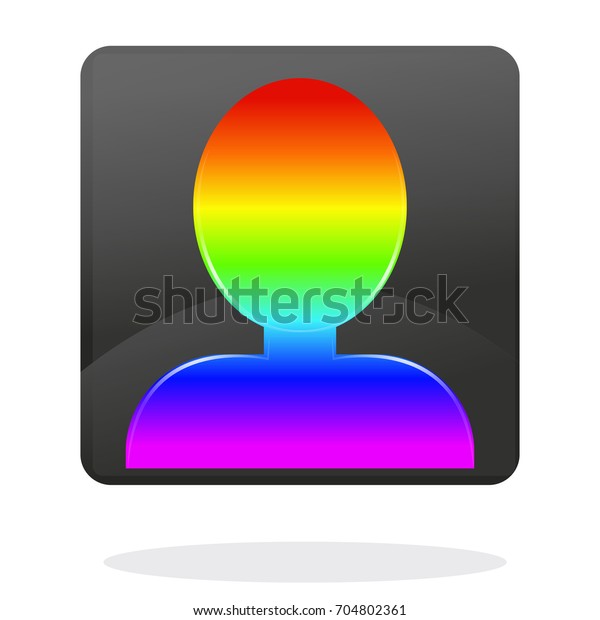 Rainbow Avatar Vector Stock Vector (Royalty Free) 704802361 | Shutterstock