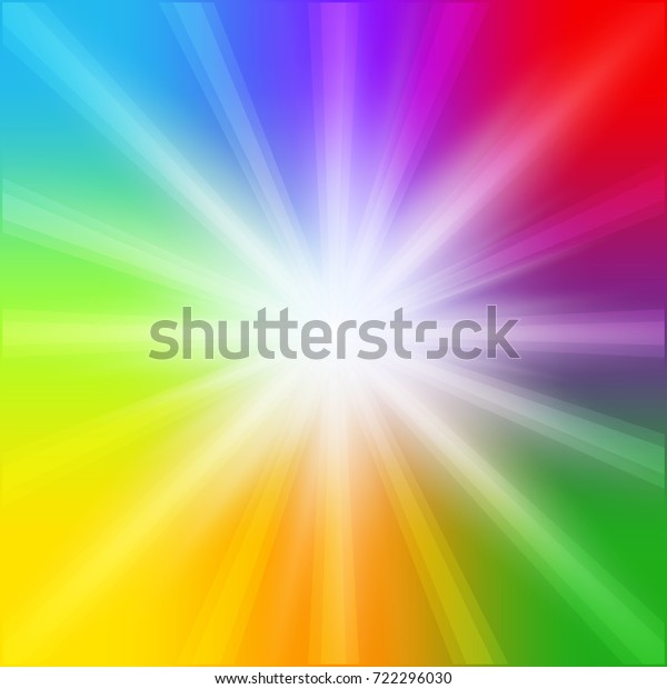 Rainbow Background Bright Light Illustration Stock Vector (Royalty Free ...