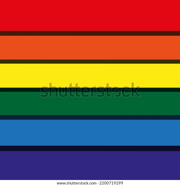 Rainbow Background Copy Space Pride Month Stock Vector (Royalty Free ...