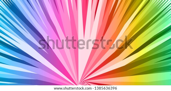 Rainbow Color Explosion Art Background Stock Vector (Royalty Free ...