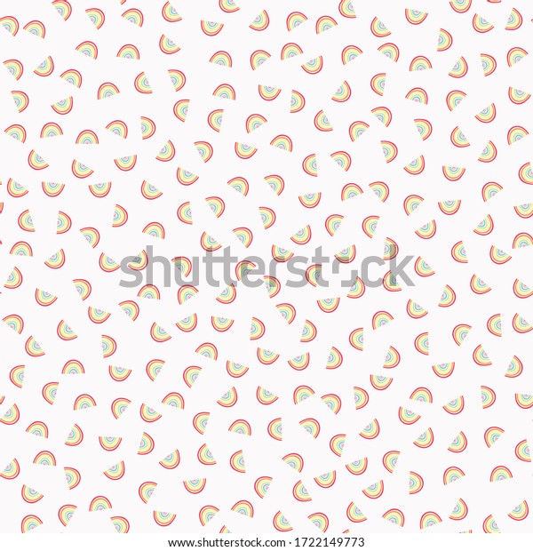 Rainbow Confetti Dotty Paper Texture Seamless Stock Vector (Royalty ...