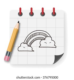 Rainbow Doodle Stock Vector (Royalty Free) 376795000 | Shutterstock