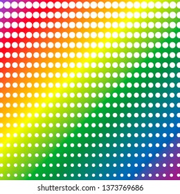 Rainbow Dots Background Lgbtvector Illustration Stock Vector (Royalty ...
