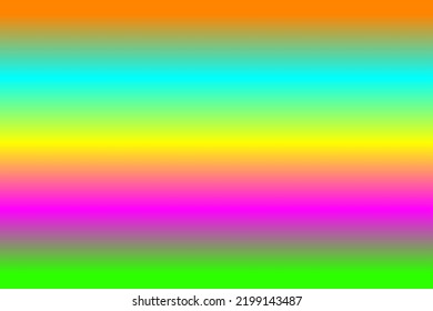 Rainbow Gradation Colorful Gradient Orange Blue Stock Vector (Royalty ...