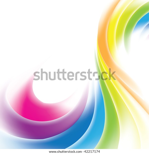 Rainbow Gradient Mesh Background Place Text Stock Vector (Royalty Free ...