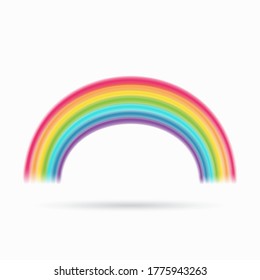 Rainbow Icon Arch Spectrum Logo Illustration Stock Vector (Royalty Free ...