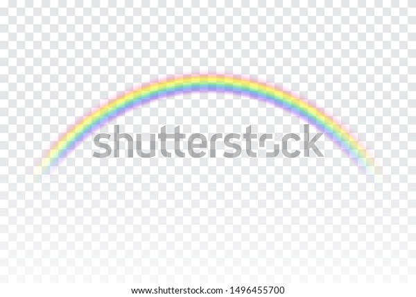 Rainbow Icon Isolated On Transparent Background Stock Vector (Royalty ...