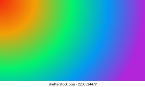Rainbow Radial Gradient Background Colorful Rainbow Stock Vector ...