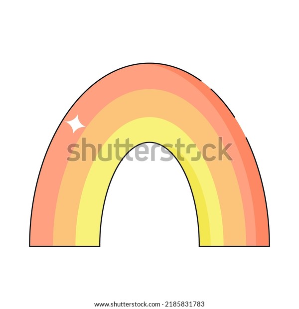 Rainbow Red Orange Yellow Color Stock Vector (Royalty Free) 2185831783 ...