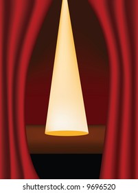 Raise Curtain Stock Vector (Royalty Free) 9696520 | Shutterstock