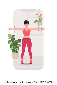 2,605 Arm circle exercise Images, Stock Photos & Vectors | Shutterstock