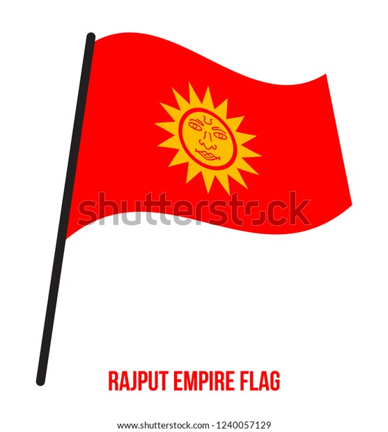 Rajput Empire 6471192 Flag Waving Vector: เวกเตอร์สต็อก (ปลอดค่า ...