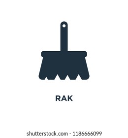 Rak Icon Black Filled Vector Illustration Stock Vector (Royalty Free ...