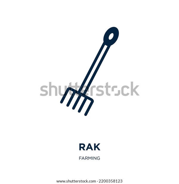Rak Icon Farming Collection Thin Linear Stock Vector (Royalty Free ...