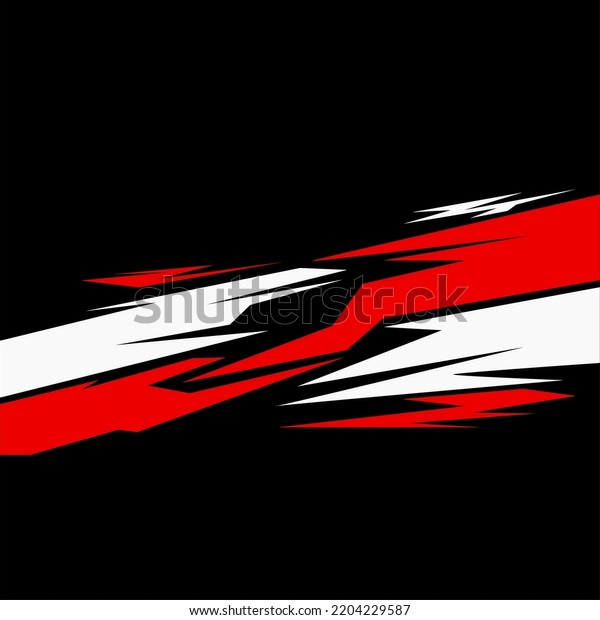 Rally Car Sticker Design Vector Stock Vector (Royalty Free) 2204229587 ...