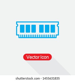 Ram Iconrandom Access Memory Icon Vector Stock Vector (Royalty Free ...
