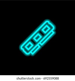 Ram Memory Blue Glowing Neon Ui Stock Vector (Royalty Free) 692559088 ...